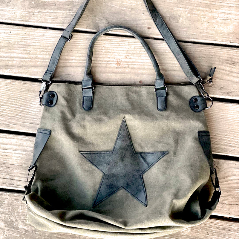 MILITARY GREEN TOTE BAG – Callison Ranch